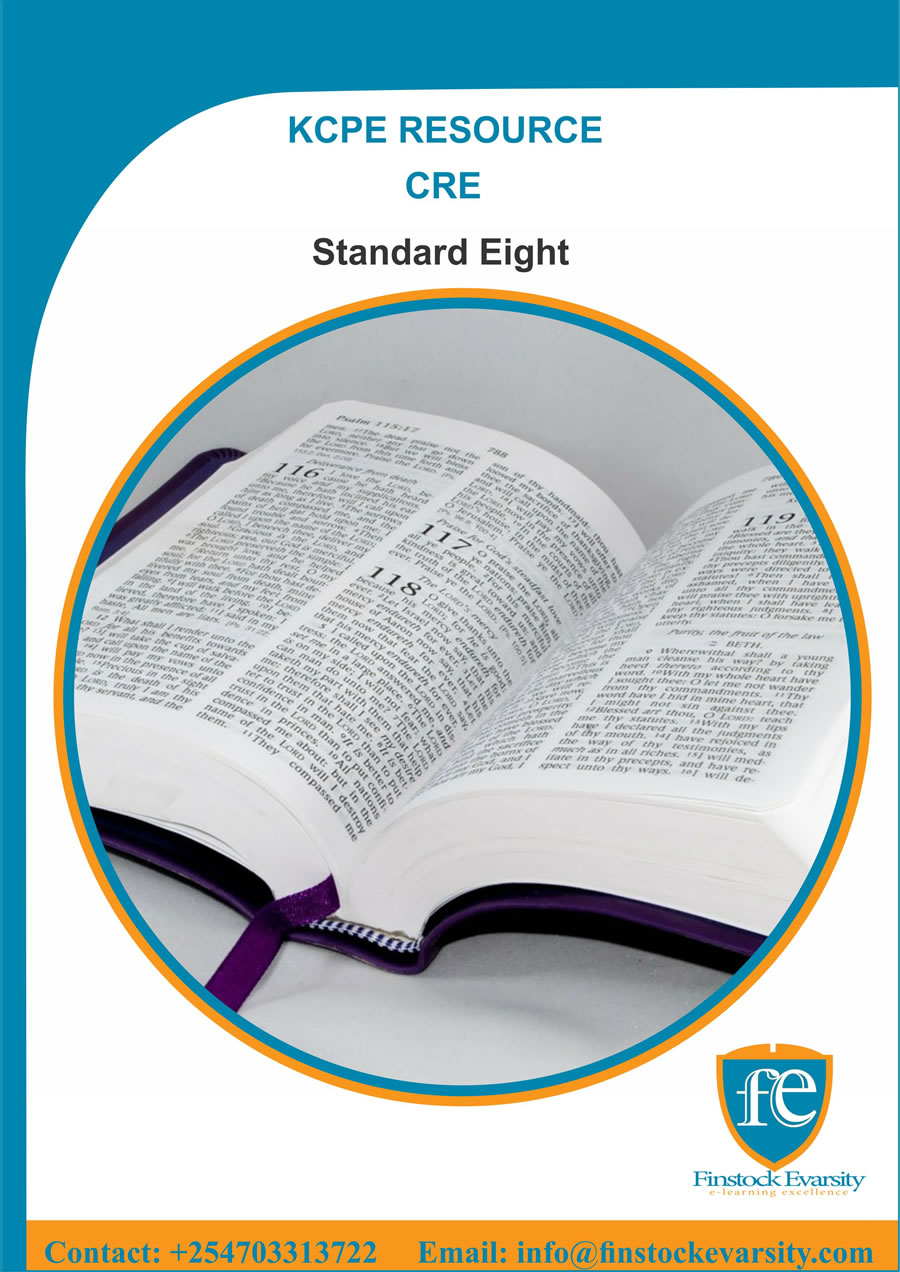 CRE Standard Eight Textbook Hard Copy - Finstock Evarsity Resources