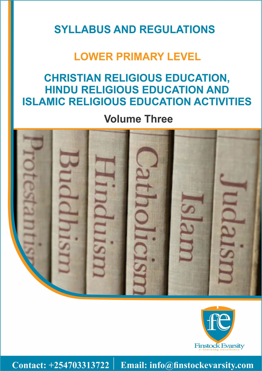 Curriculum for Christian Religious Education, Hindu Religious Education ...