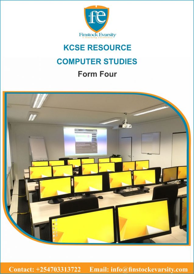 Computer Studies Form Four Textbook - Hard Copy - Finstock Evarsity ...