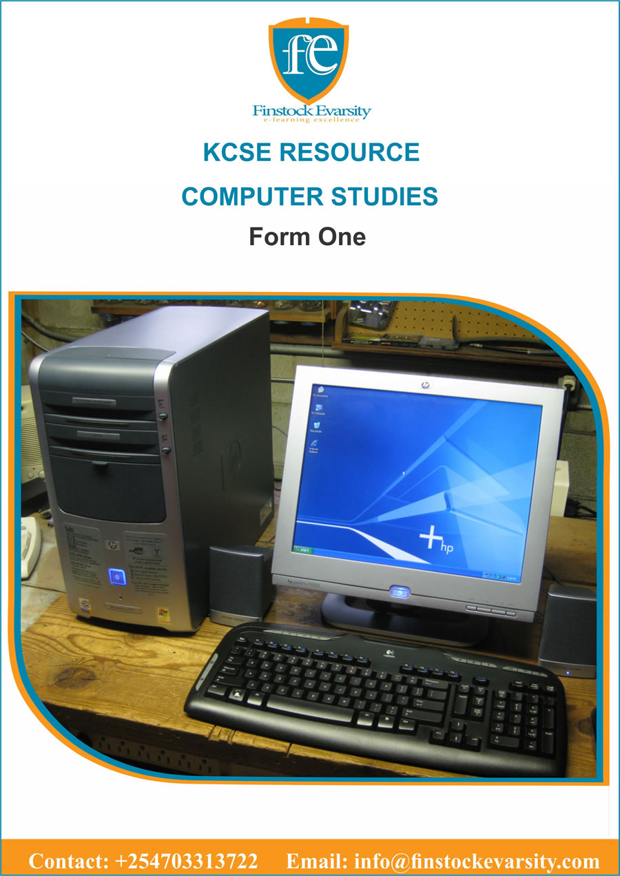 Computer Studies Form One Textbook - Hard Copy - Finstock Evarsity ...