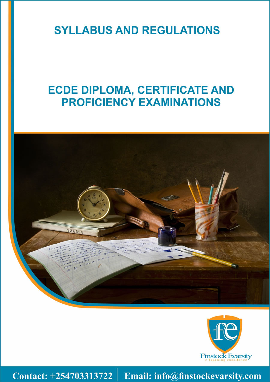 Curriculum for ECDE Diploma, Certificate and Proficiency Examinations ...