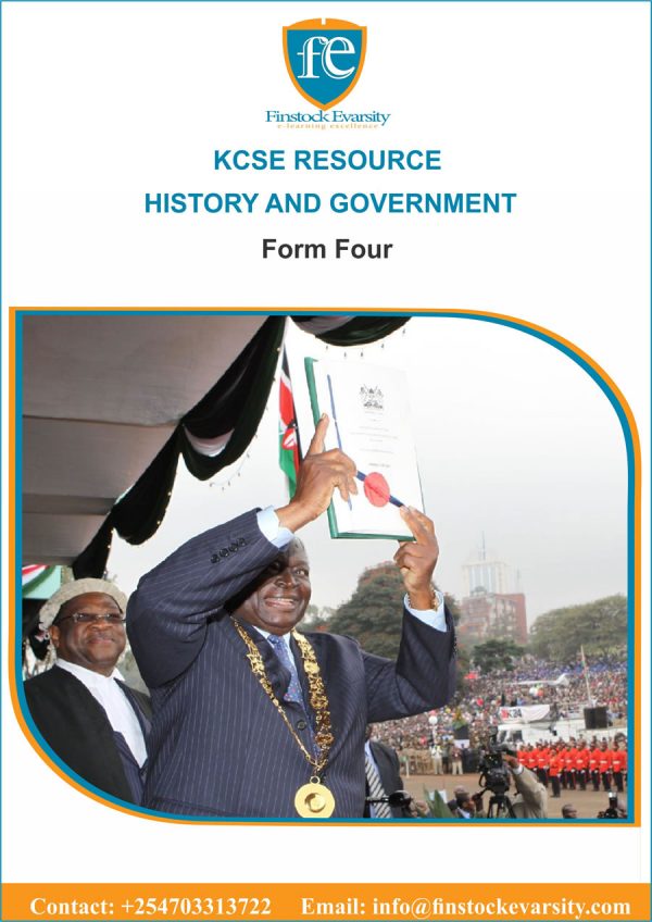 History and Government Form Four Textbook - Hard Copy - Finstock ...