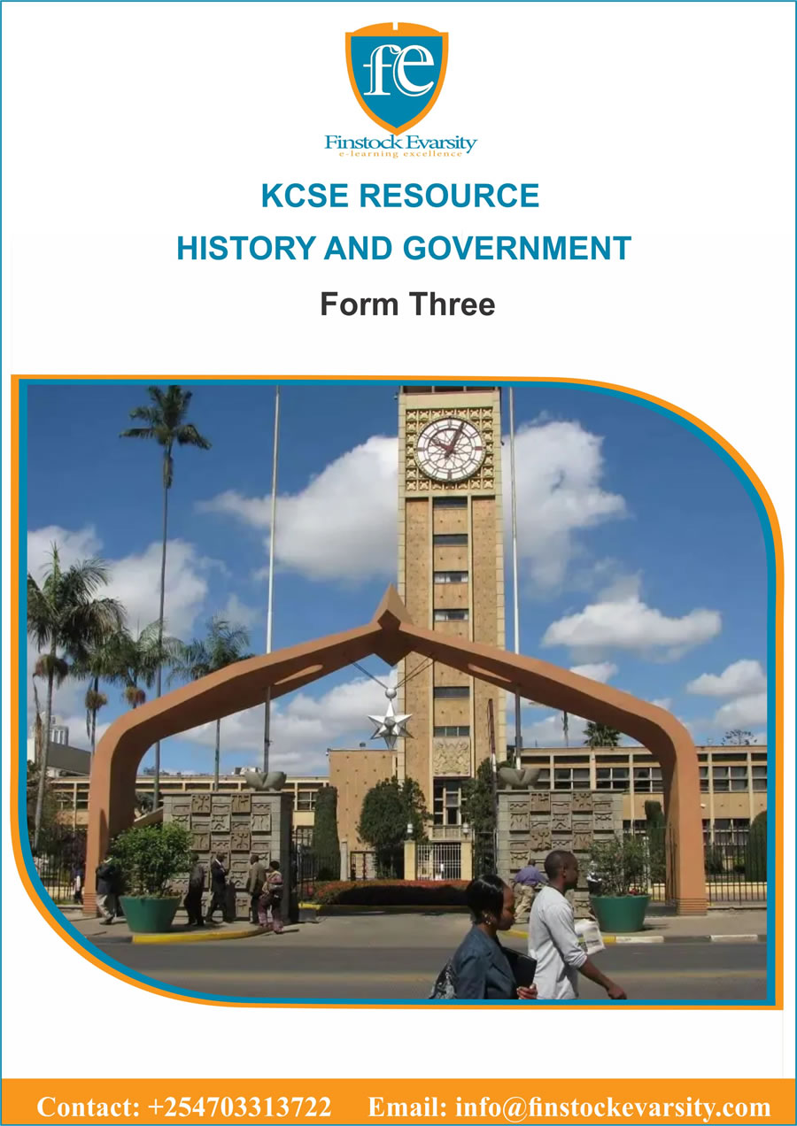 History and Government Form Three Textbook - Hard Copy - Finstock ...
