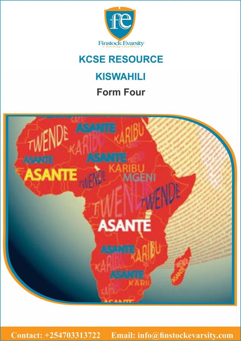 Chemistry Form One Textbook Hard Copy - Finstock Evarsity Resources