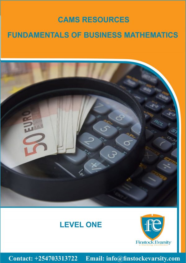 CAMS - Fundamentals of Business Mathematics- Level One - Hard Copy ... CAMS - Fundamentals of Business Mathematics- Level One - Hard Copy ...