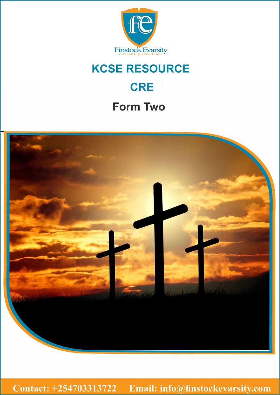 CRE Form Two Textbook - Hard Copy - Finstock Evarsity Resources