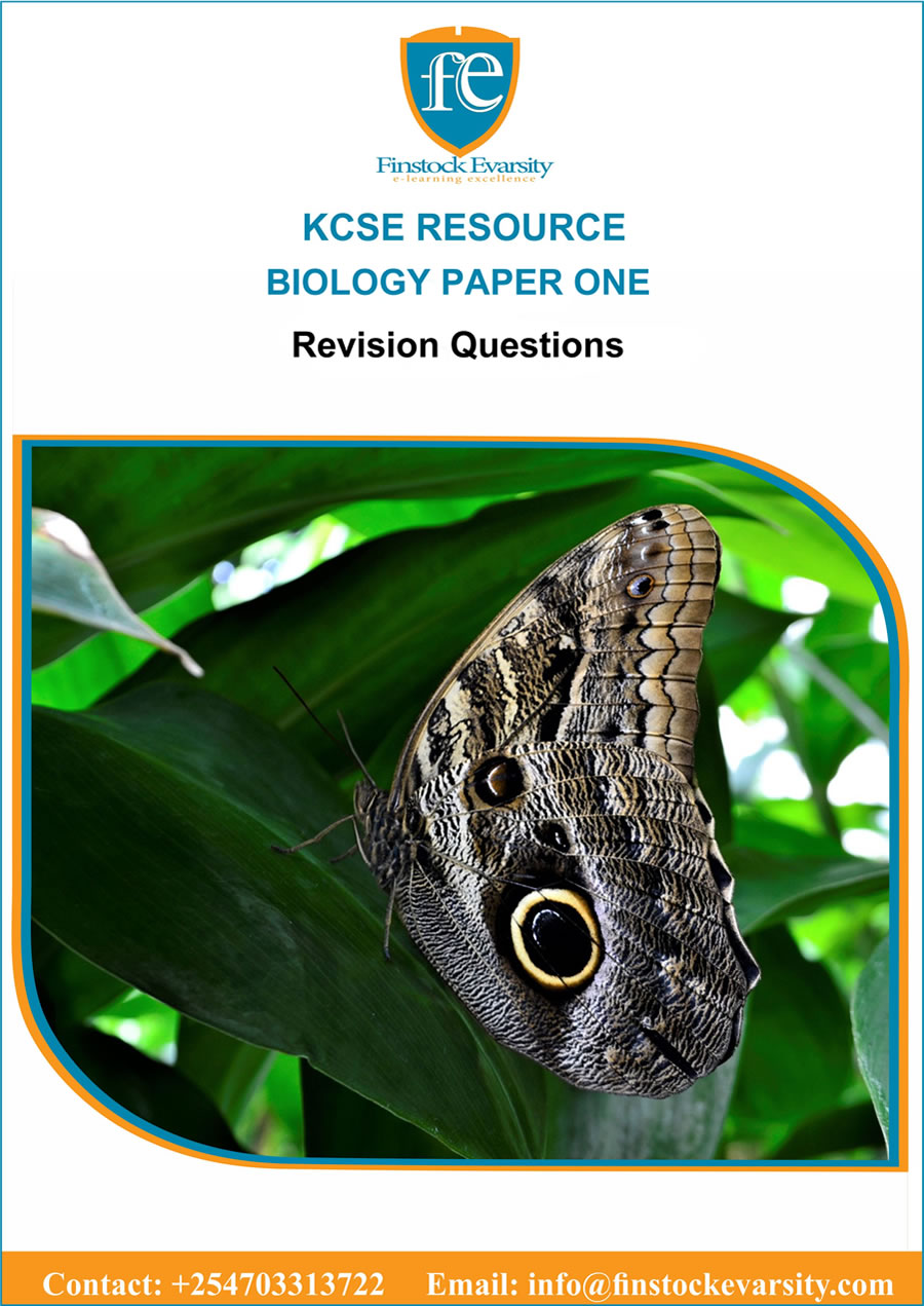 Biology Form Three Revision Questions With Answers - Finstock Evarsity ...