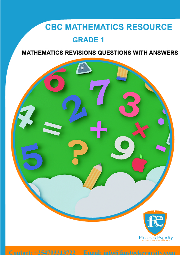 CBC Mathematics Activities Grade 1 Revision Questions With Answers ...