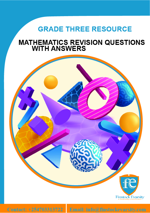Grade Three CBC Mathematics Activities With Answers Set I - Finstock ...