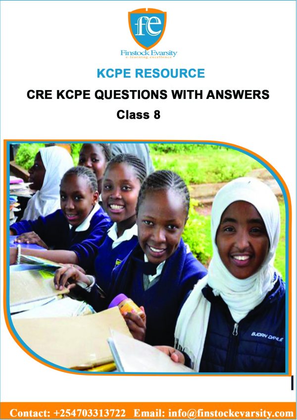 CRE KCPE REVISION QUESTIONS WITH ANSWERS QUIZ 1 - Finstock Evarsity ...