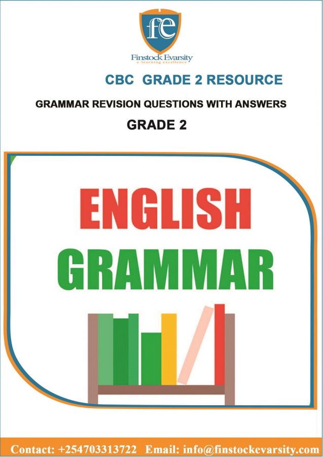 ENGLISH GRADE 2 QUESTIONS WITH ANSWERS SET 21 - Finstock Evarsity Resources