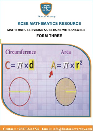 Form Three Mathematics Revision Questions With Answers Set 5 - Finstock ...