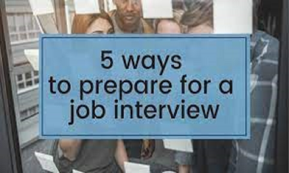 5 Ways to Prepare for a Job Interview - Finstock Evarsity Resources