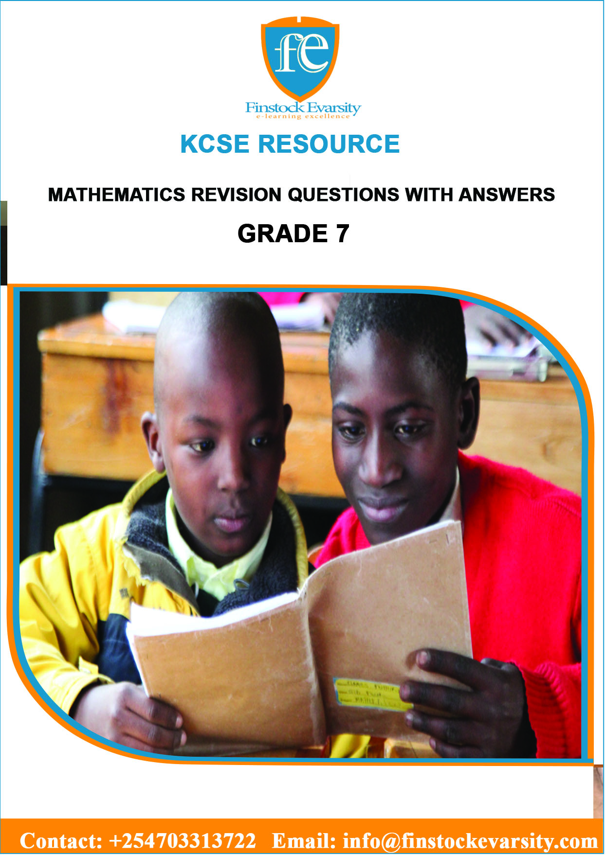 Maths Grade 7 Term 2 Set 2 - Finstock Evarsity Resources
