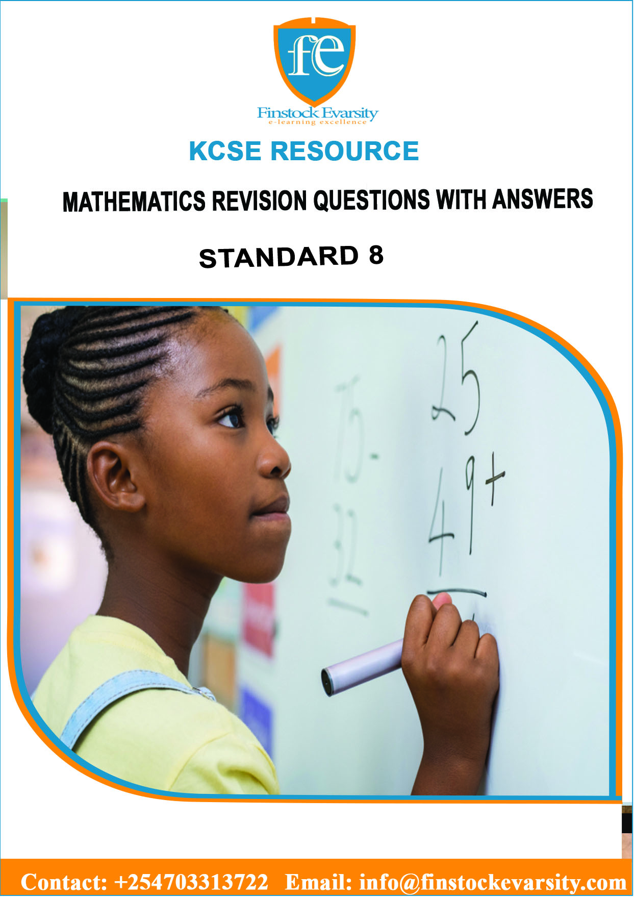 Math Grade 8 Term 2 set 4 - Finstock Evarsity Resources