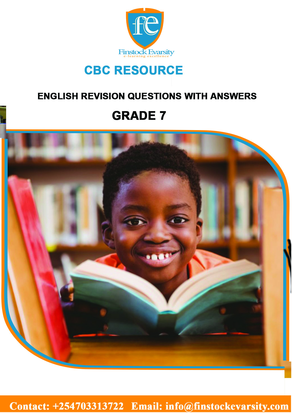 Grade 7 Term 2 English Set 2 - Finstock Evarsity Resources