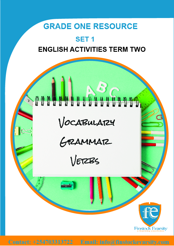 Grade-One-English-Activities-Set-1 Term-Two - Finstock Evarsity Resources
