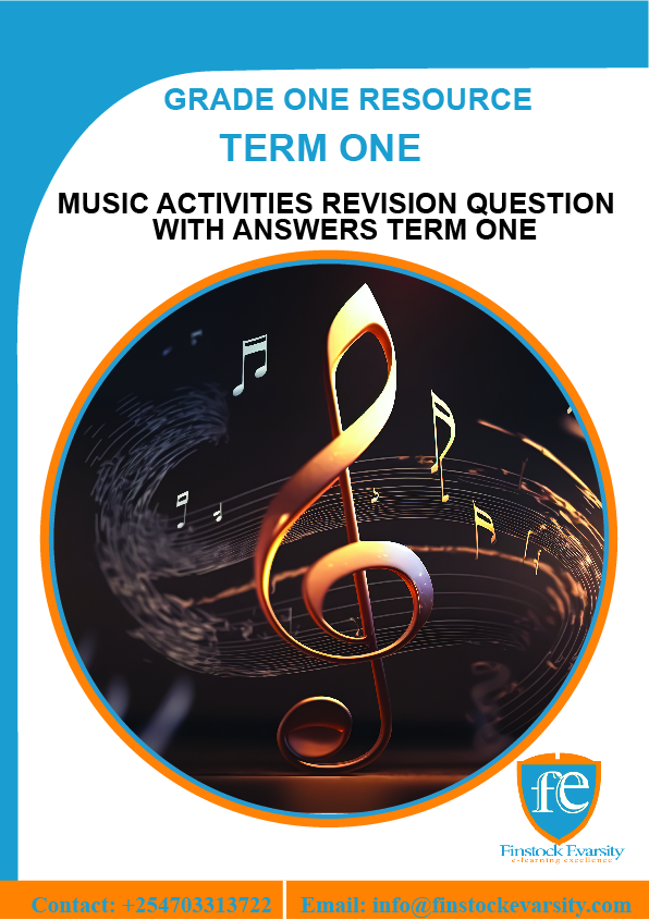 Grade-One-Music-Activities-Set-1-Term-One - Finstock Evarsity Resources