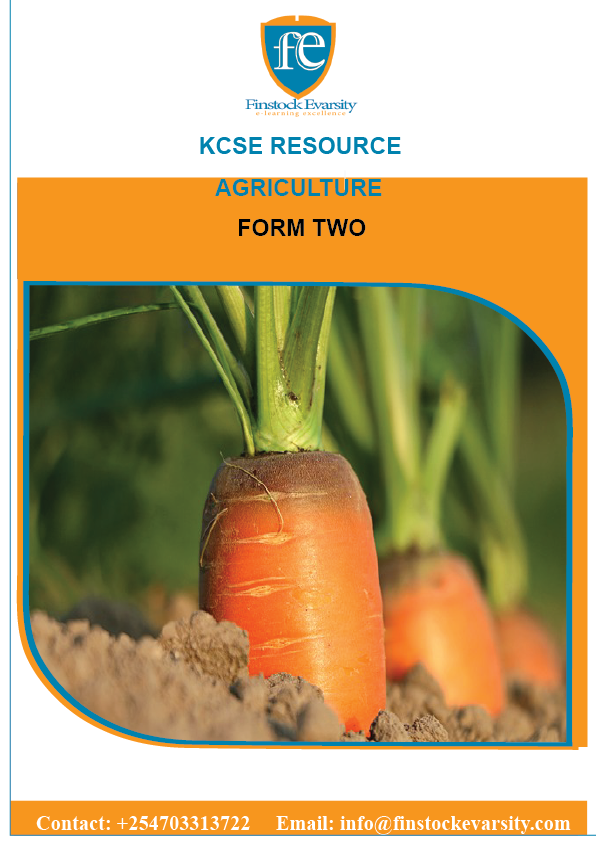 Agriculture Form 2 Term 1 Opener - Finstock Evarsity Resources Agriculture Form 2 Term 1 Opener - Finstock Evarsity Resources
