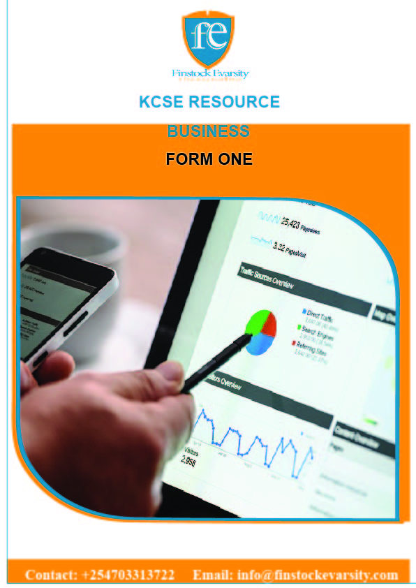 Business Form 1 Term 2 - Finstock Evarsity Resources