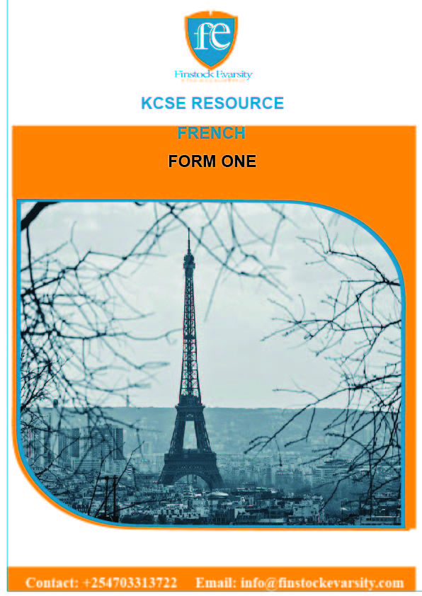 French Form 1 Pp2 - Finstock Evarsity Resources