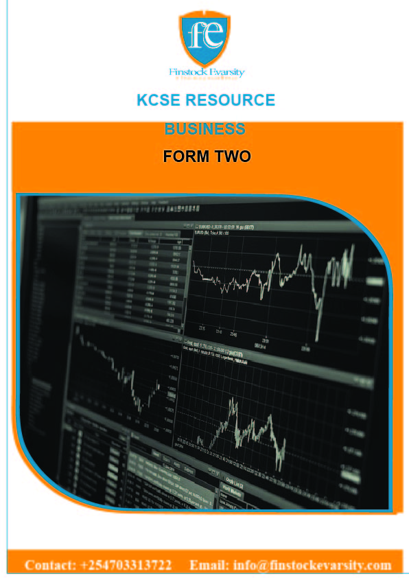 Business Form Two Term 3 Opener - Finstock Evarsity Resources