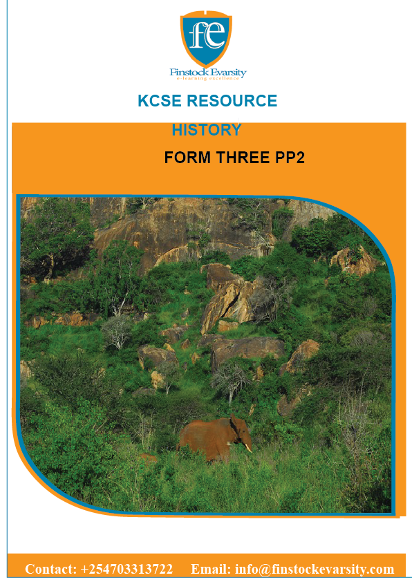 History Form 3 Paper 2 Revision Questions And Answers - Finstock ...