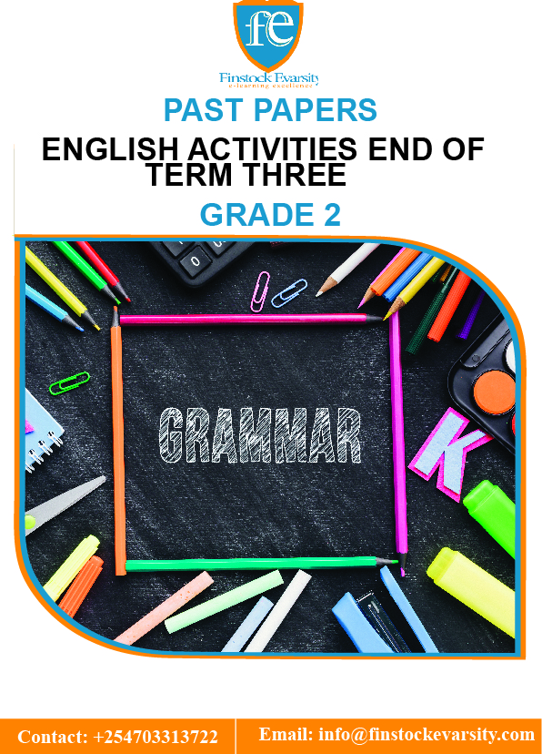 GRADE 2 ENGLISH ACTIVITIES REVISION QUESTION WITH ANSWERS END OF TERM ...