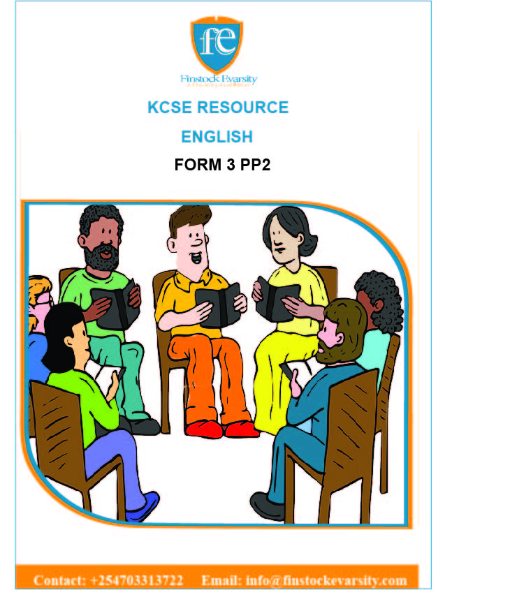 English Form 3 Term 3 PP2 - Finstock Evarsity Resources