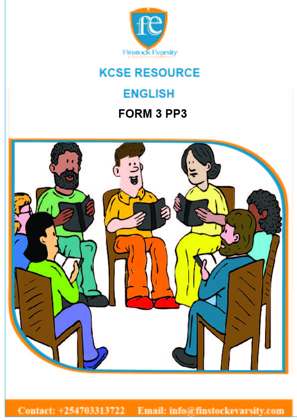 English Form 3 Term 3 PP3 - Finstock Evarsity Resources