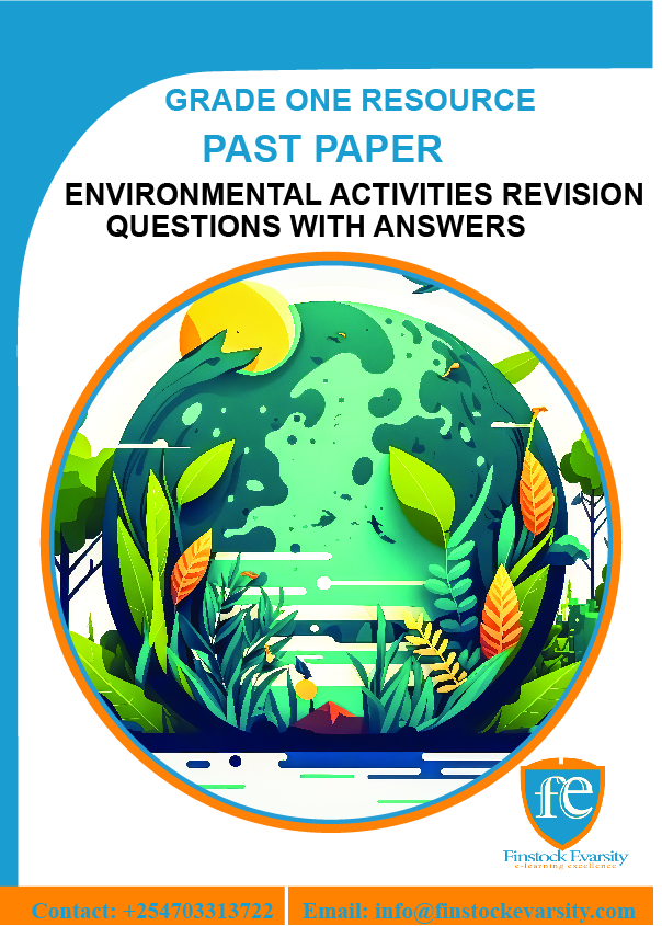 ENVIRONMENTAL ACTIVITIES REVISION QUESTION WITH ANSWERS GRADE 1 SET 2 ...