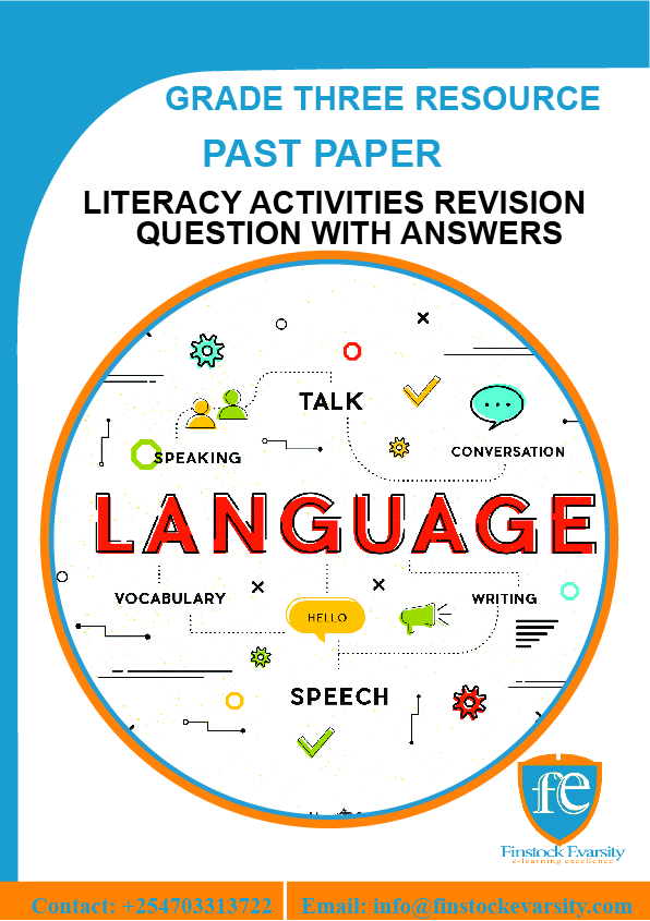 GRADE 3 LITERACY ACTIVITIES REVISION PAPER WITH ANSWERS SET 1 ...