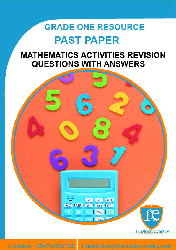 MATHEMATICS ACTIVITIES REVISION QUESTION WITH ANSWERS GRADE 1 SET 5 ...