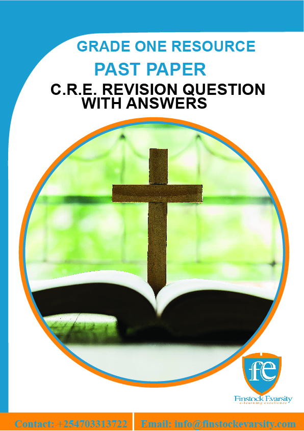GRADE ONE CRE ACTIVITES QUESTIONS WITH ANSWERS SET 3 - Finstock ...