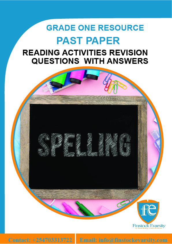 GRADE 1 READING ACTIVITIES REVISION QUESTION WITH ANSWERS SET 1 ...