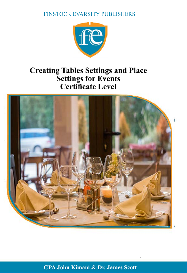 Creating Tables Settings and Place Settings for Events Certificate ...