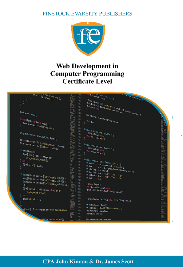Web Development In Computer Programming Certificate Level Finstock