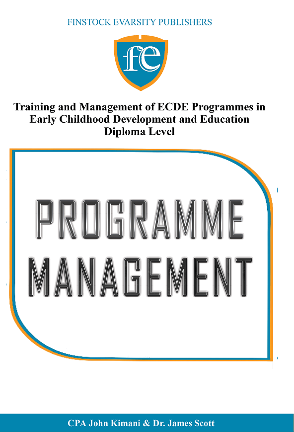 Training and Management of ECDE Programmes in Early Childhood ...