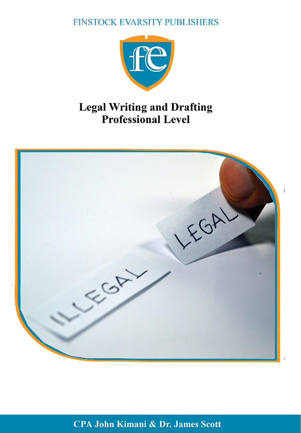 Legal Writing and Drafting Professional Level - Finstock Evarsity Resources